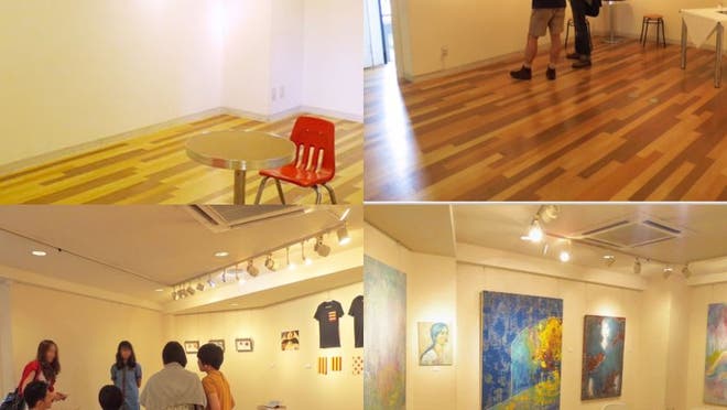 東京・代官山にある、2階のギャラリー。アートの展示他、アパレル展示会などの利用実績多数あり。の写真2