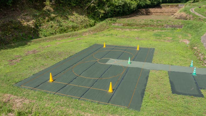 現在数少ない、ドローンの練習が自由にできるコースです!の写真2