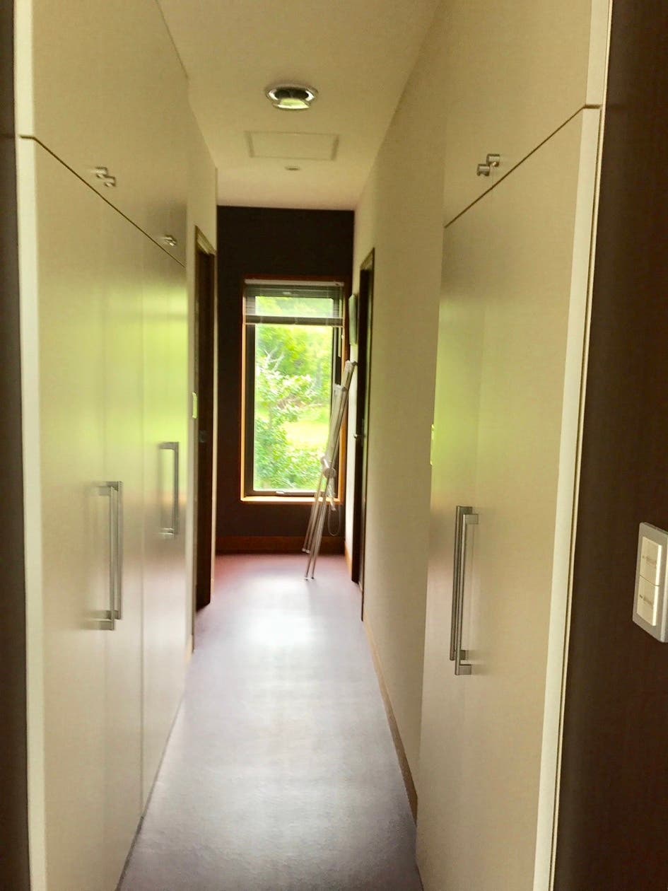 田園風景、峰山の景色と、鴨が泳ぐ風景に感激する別荘スペースの写真8