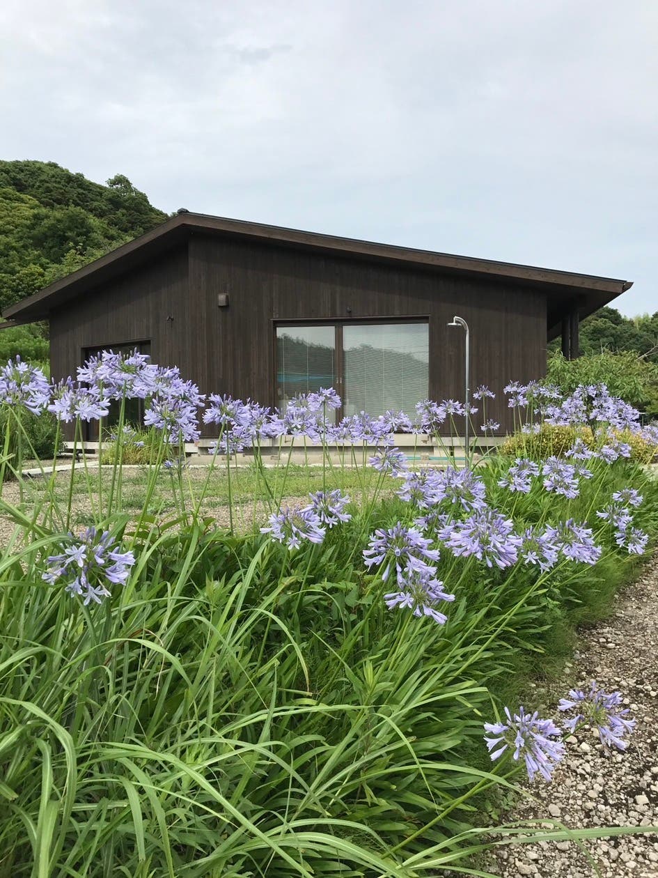 田園風景、峰山の景色と、鴨が泳ぐ風景に感激する別荘スペースの写真12