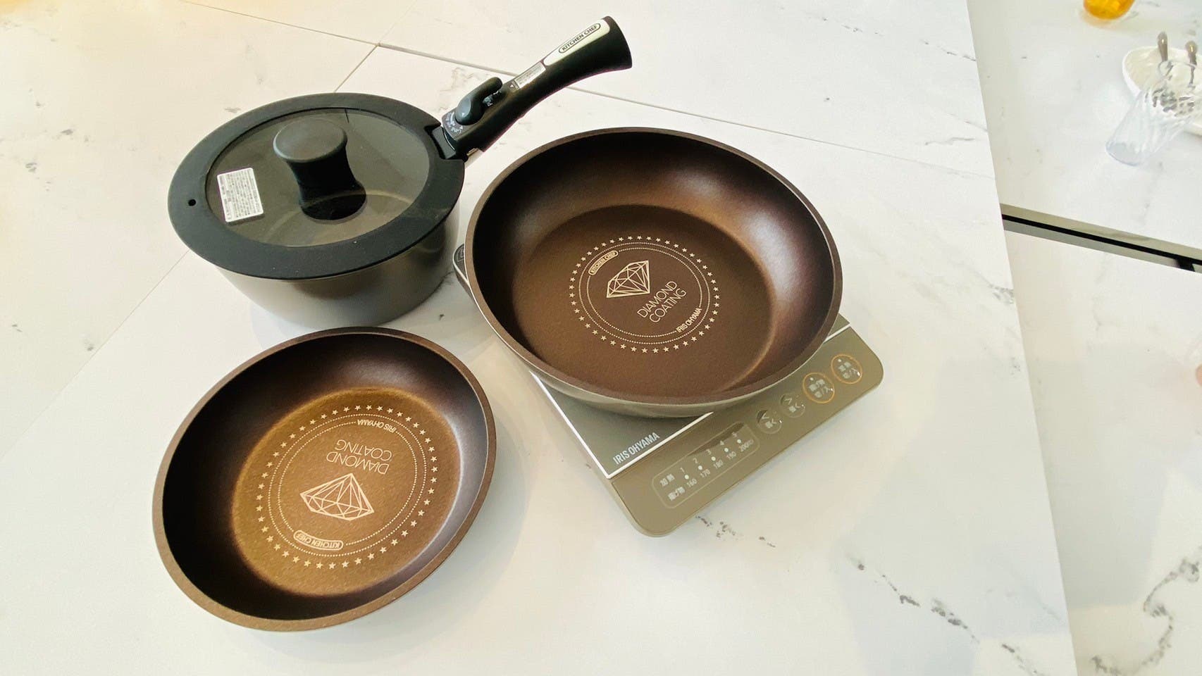 ⑤卓上IHヒーターとお鍋セットの画像1