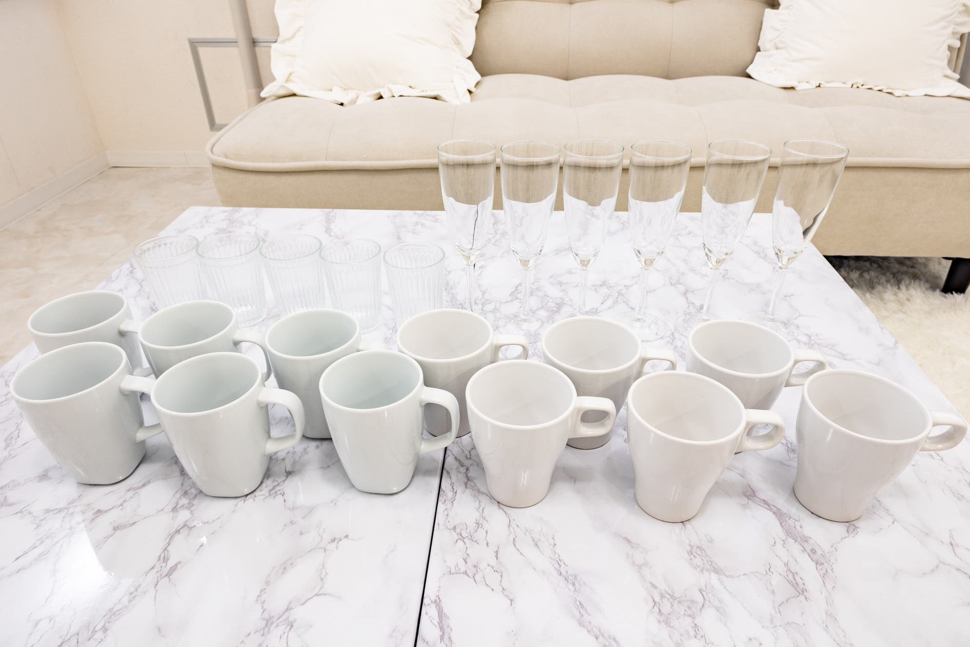 真っ白インテリア🤍クリスマス小物多数🎄✨120㌅大型スクリーン📽️3色変化LED照明✨ゴミ捨て無料！の写真25