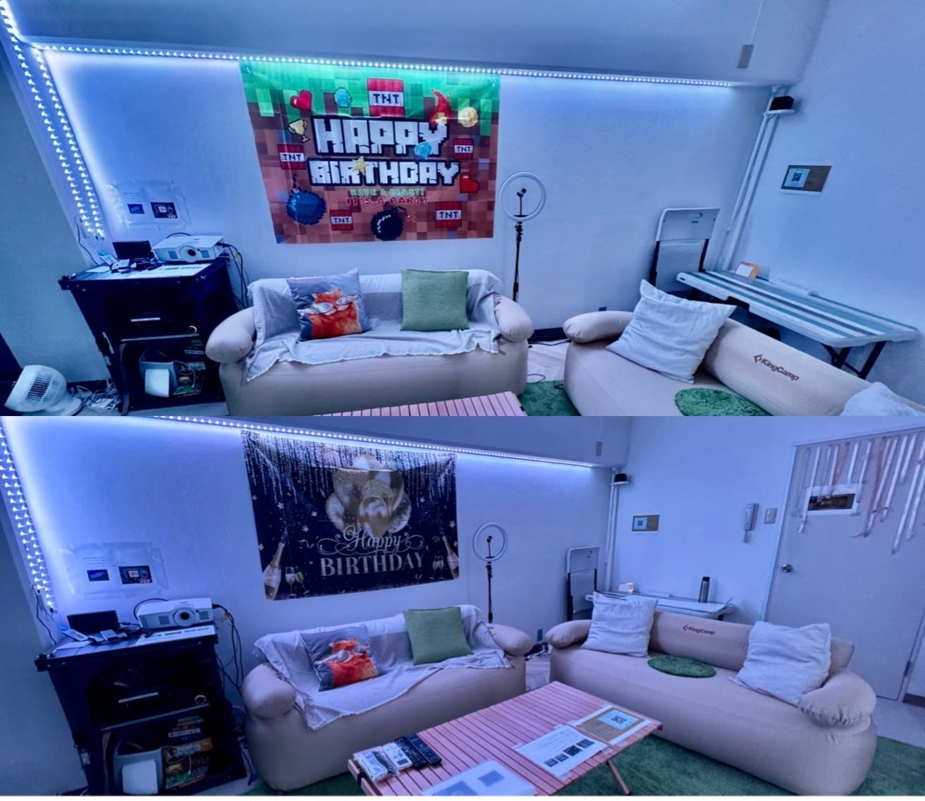 クリスマスツリー設置しました⭐️110インチプロジェクターで動画が見放題🎞️✨新大阪駅徒歩5分🏠🎉の写真13