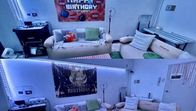 クリスマスツリー設置しました⭐️110インチプロジェクターで動画が見放題🎞️✨新大阪駅徒歩5分🏠🎉の写真13