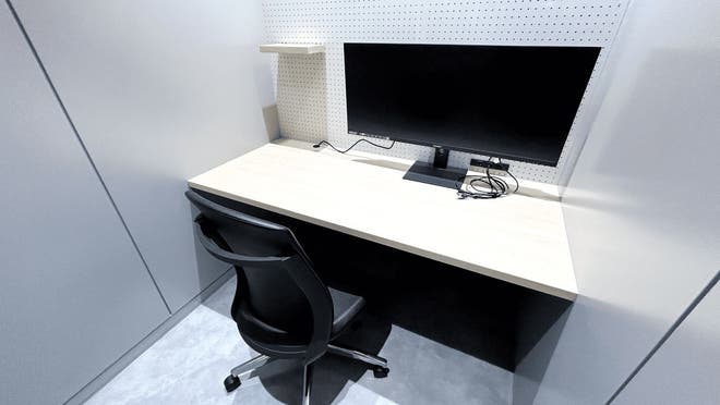 名古屋会議室 広⼩路本町 BOOTH 3(当日予約OK)【栄駅徒歩4分!最大1名!ワークスペース・コワーキングに】の写真5