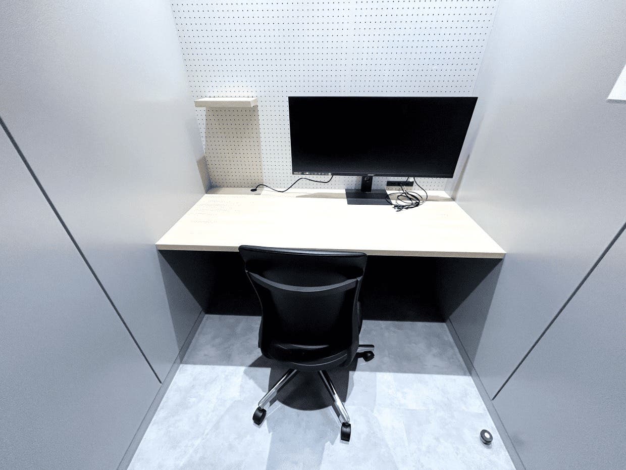  名古屋会議室 広⼩路本町 BOOTH 3（当日予約OK）【栄駅徒歩4分！最大1名！ワークスペース・コワーキングに】の写真6