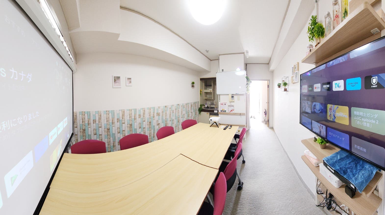 🆕新規オープン割引中🎉吉祥寺駅1分の最上階🆕エレベーター有✨光ネット・風通しバツグン・100型画面・アクリル板109の写真6