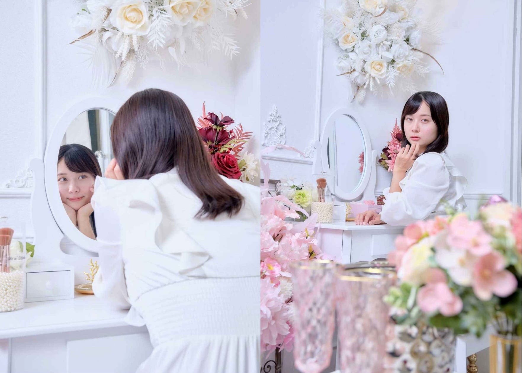 【浅草橋撮影スタジオ】王朝風姫系×オトナ可愛いピンク×エレガントの3ゾーンで撮影｜推しの生誕祭｜コスプレ｜ポートレートに最適の写真12