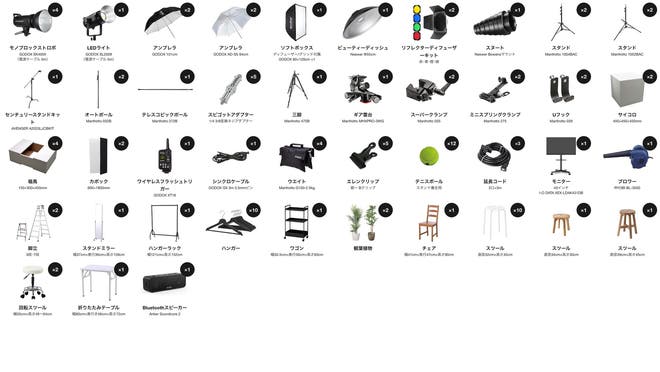 JR「川崎」駅から徒歩10分|白ホリと黒背景が使える無料機材が豊富に揃った格安レンタル撮影スタジオの写真14