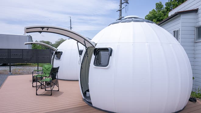 【黒を基調とした落ち着いた室内】【無料高速Wi-Fi】ドームハウス1基貸し切り、完全個室のレンタルスペースの写真4