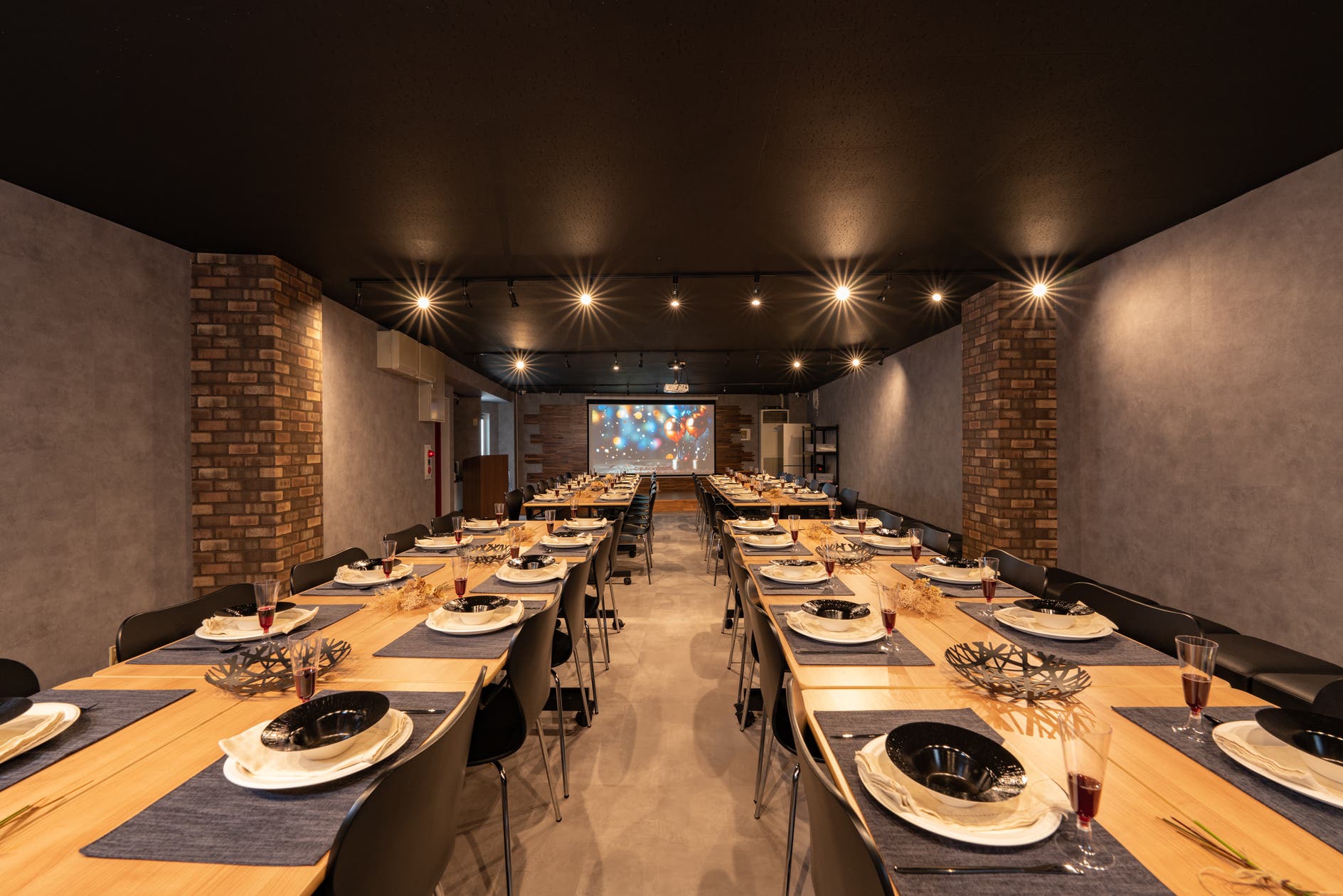 新橋/汐留8分✨席数84、立食100名⭕️飲食/120㌅画面/ゴミ処理/会議/懇親会/歓送迎会/セミナー【SS01】の写真7