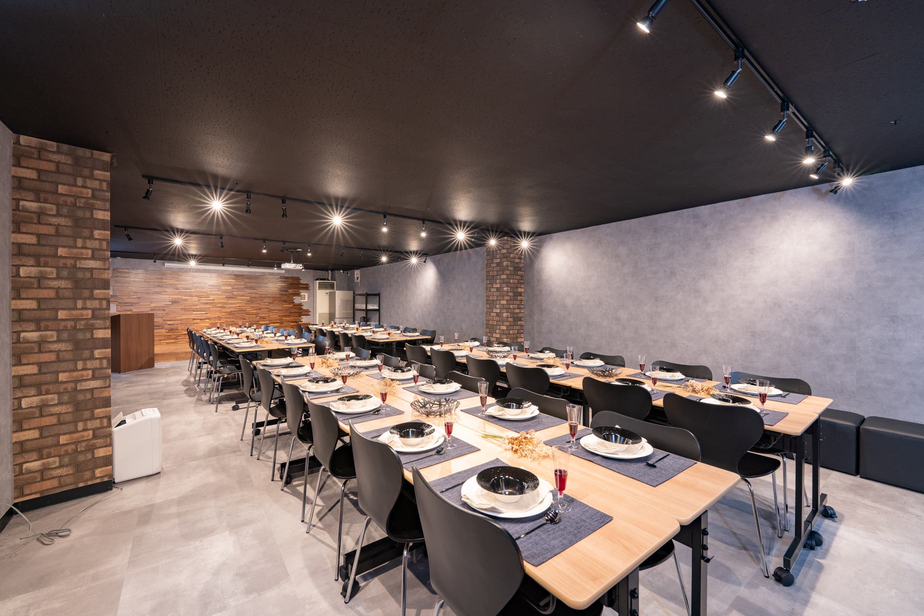 新橋/汐留8分✨席数84、立食100名⭕️飲食/120㌅画面/ゴミ処理/会議/懇親会/歓送迎会/セミナー【SS01】の写真19