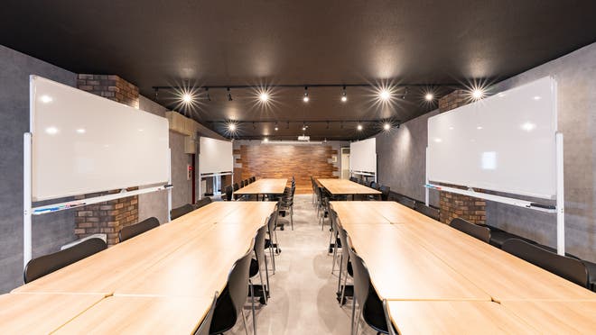 新橋/汐留8分✨席数84、立食100名⭕️飲食/120㌅画面/ゴミ処理/会議/懇親会/歓送迎会/セミナー【SS01】の写真18