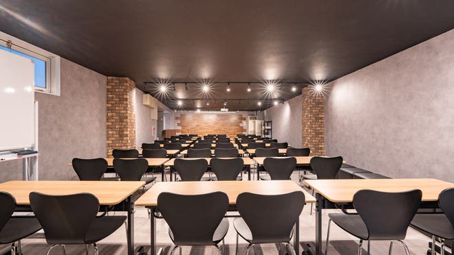 新橋/汐留8分✨席数84、立食100名⭕️飲食/120㌅画面/ゴミ処理/会議/懇親会/歓送迎会/セミナー【SS01】の写真17