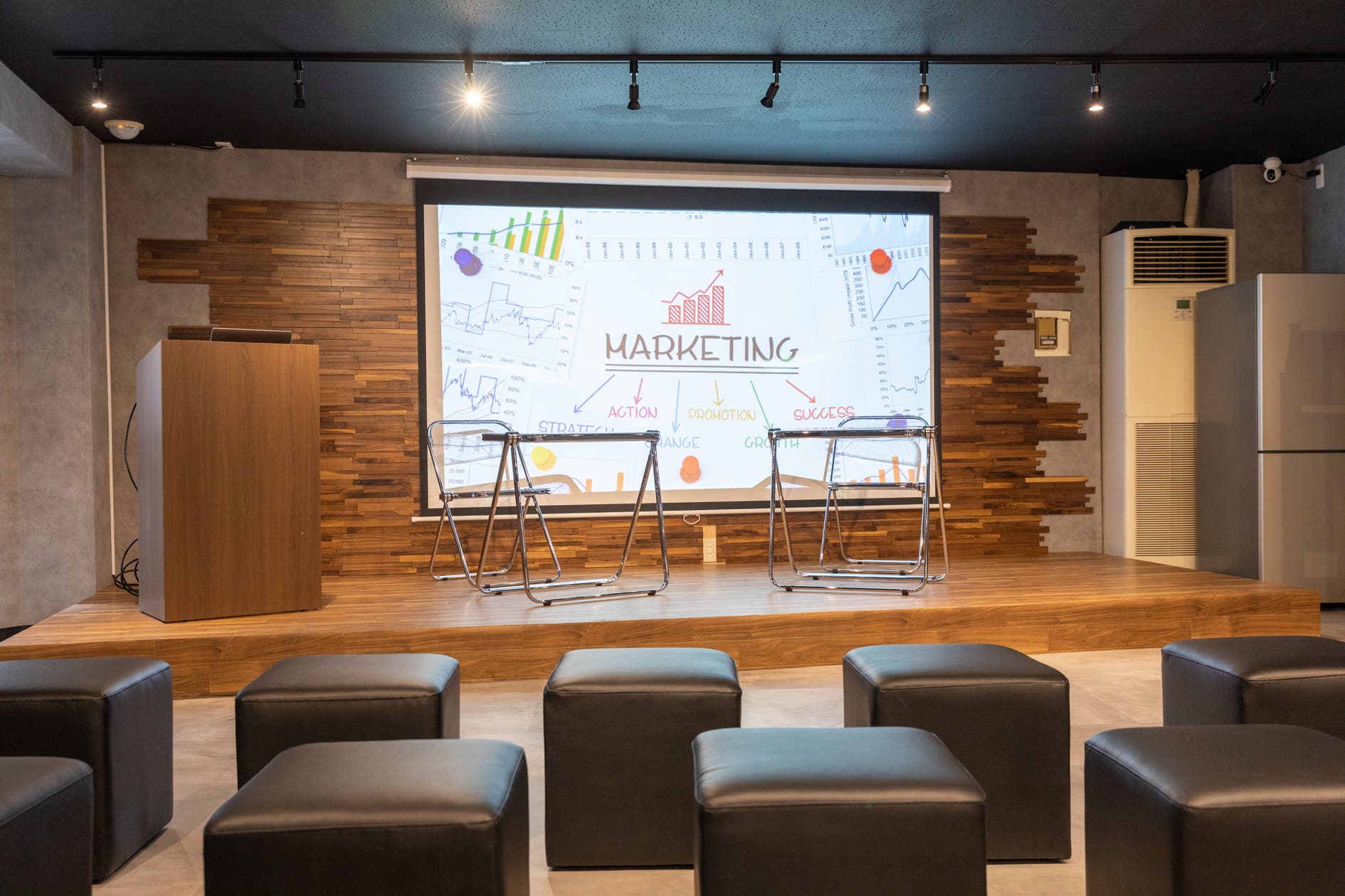 新橋/汐留8分✨席数84、立食100名⭕️飲食/120㌅画面/ゴミ処理/会議/懇親会/歓送迎会/セミナー【SS01】の写真26