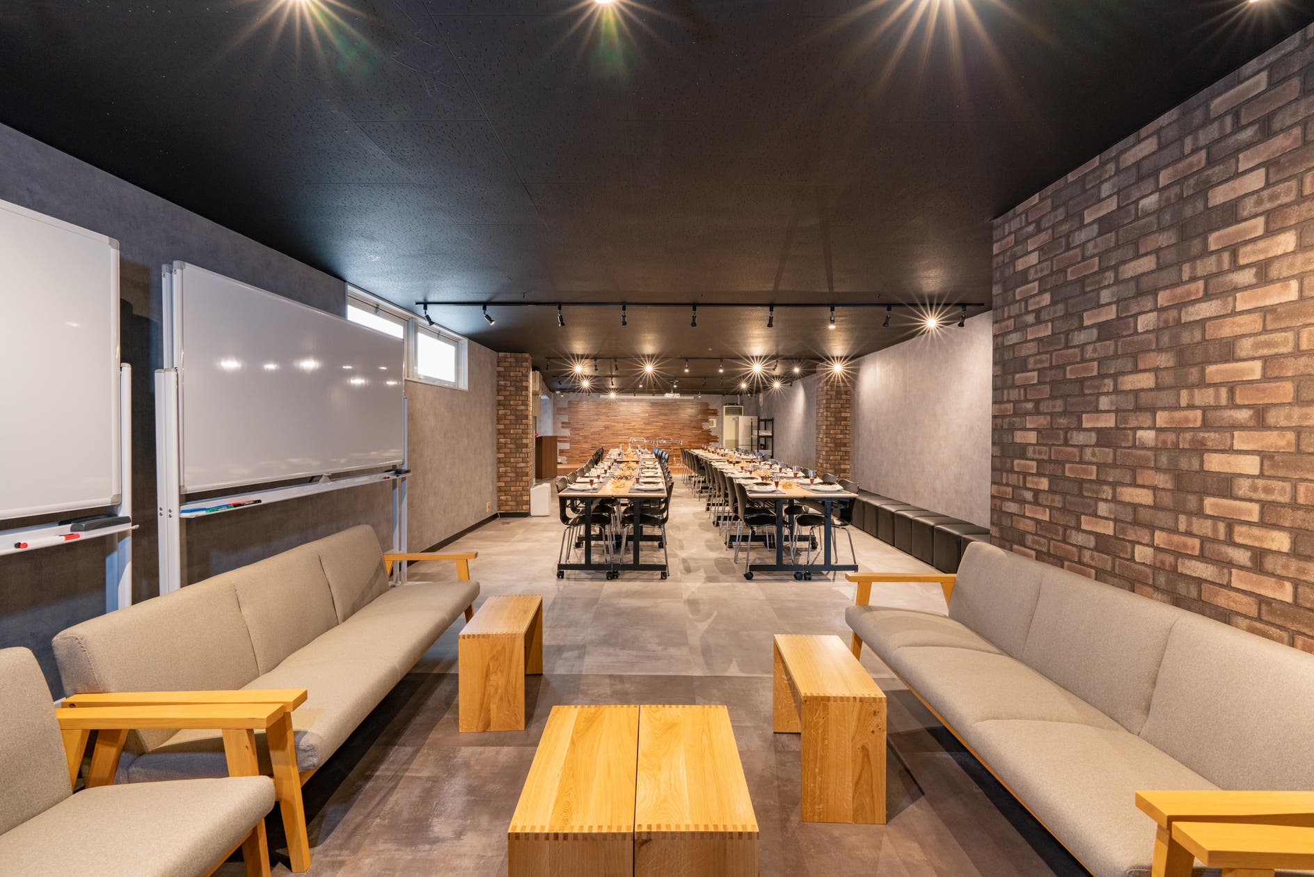 新橋/汐留8分✨席数84、立食100名⭕️飲食/120㌅画面/ゴミ処理/会議/懇親会/歓送迎会/セミナー【SS01】の写真12