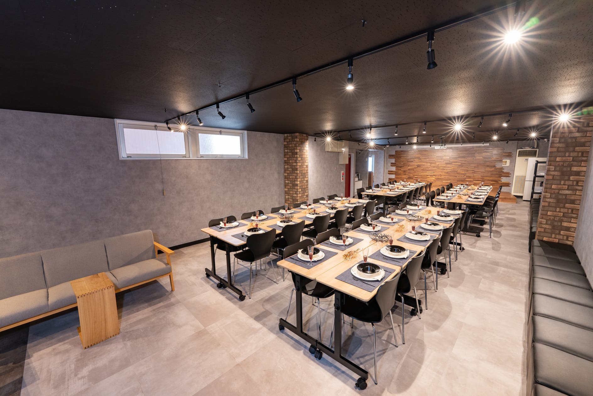 新橋/汐留8分✨席数84、立食100名⭕️飲食/120㌅画面/ゴミ処理/会議/懇親会/歓送迎会/セミナー【SS01】の写真28