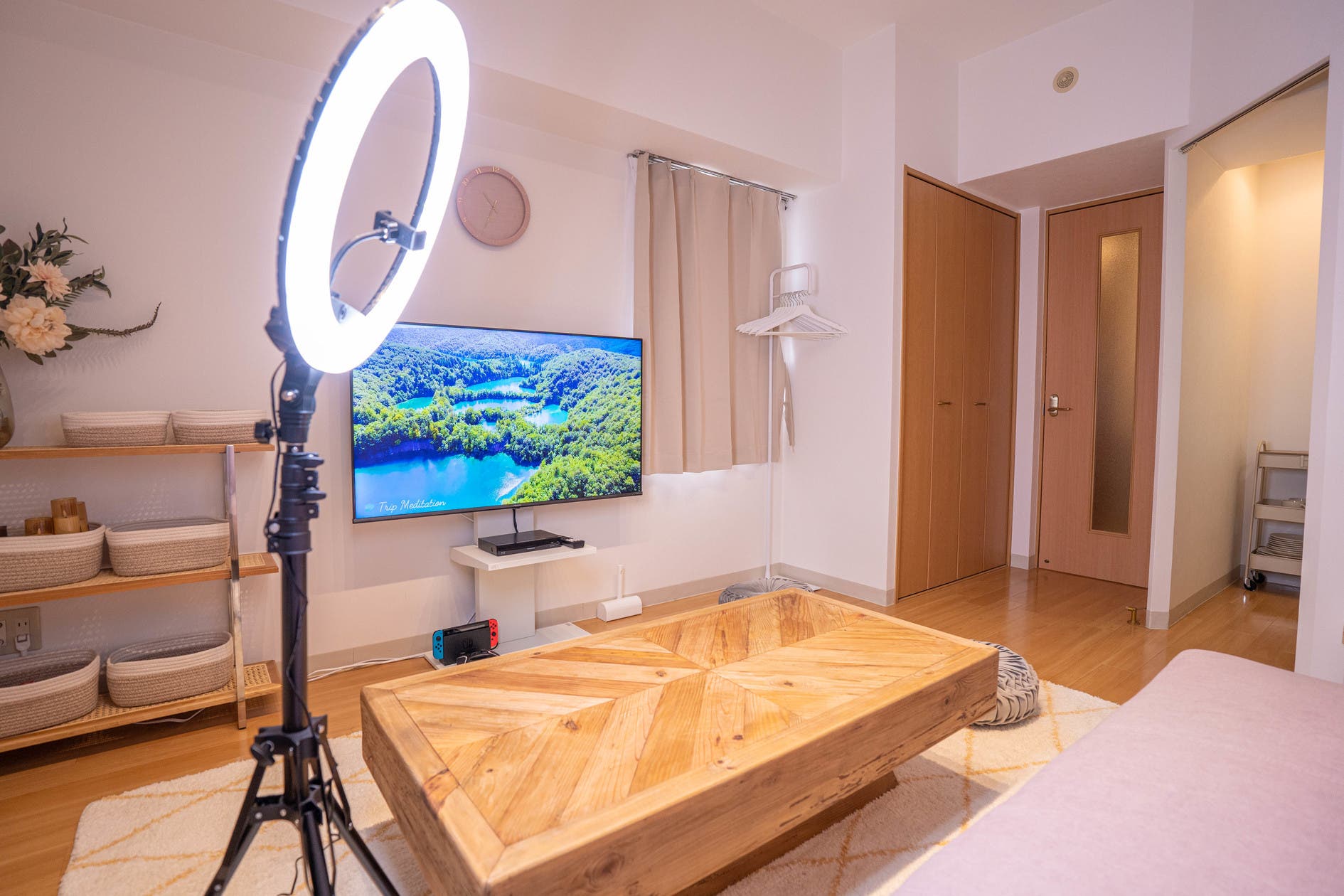 💖【京都駅3分好立地】🚃ゴミ捨て無料🧹大人気ゲーム機🎮/女子会/ママ会/推し活✊撮影📸/映画鑑賞🎬️ビジネス/会議の写真27