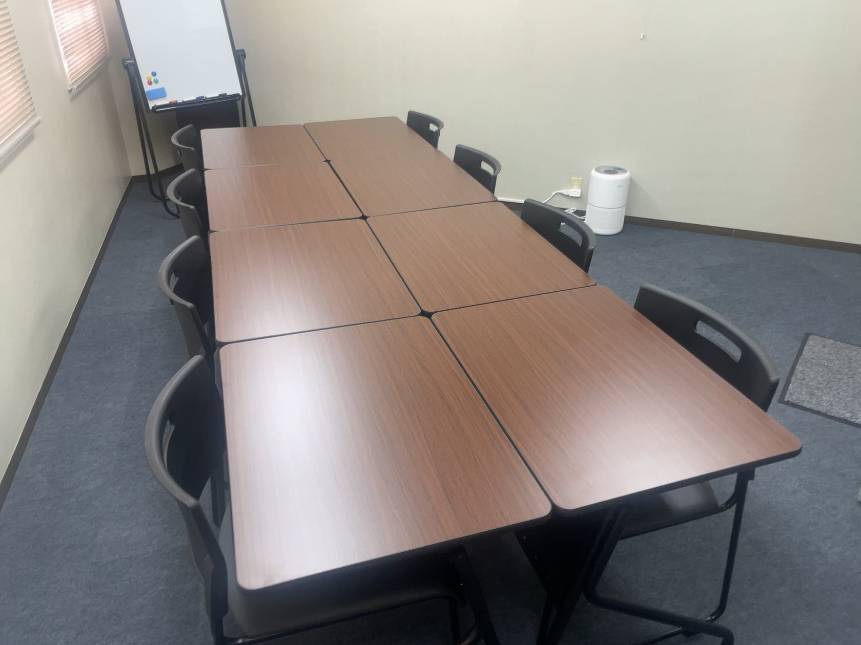 一人用折り畳み式研修デスクの画像1