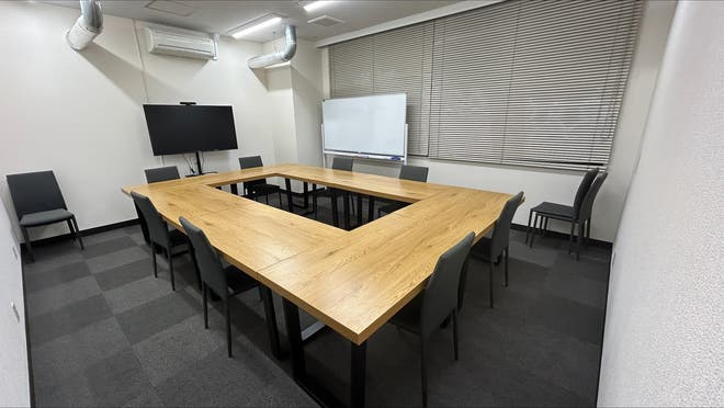 【貸会議室】 北四番丁駅徒歩1分! 16人収容可 wifi・モニター完備 WEB会議やテレワークにの写真1