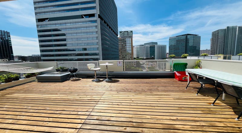 バルコニー&BBQ場贅沢体験五反田駅から徒歩5分の屋上100㎡