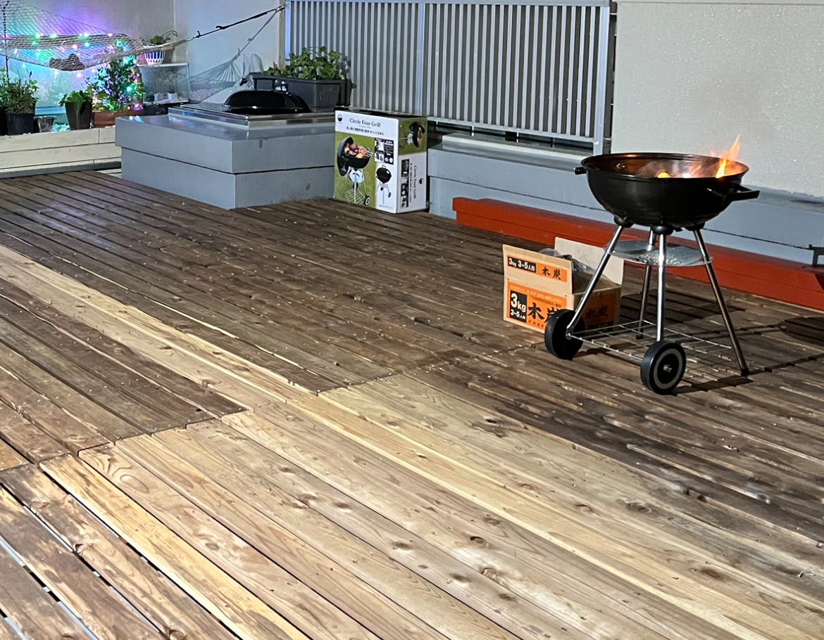 バルコニー&BBQ場贅沢体験五反田駅から徒歩5分の屋上100㎡の写真6