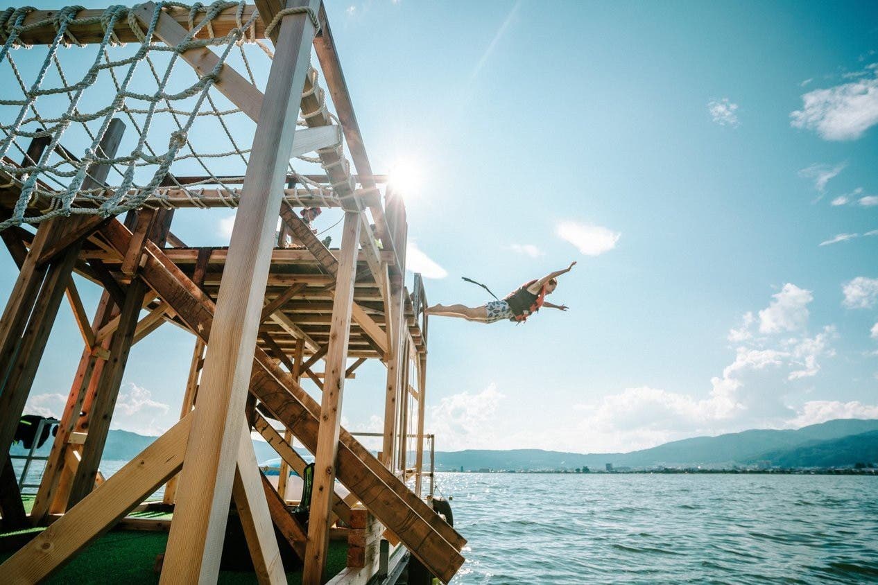 日本初の湖上のエクストリームサウナin長野県諏訪湖の写真5