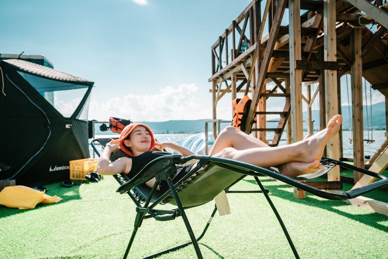 日本初の湖上のエクストリームサウナin長野県諏訪湖の写真6