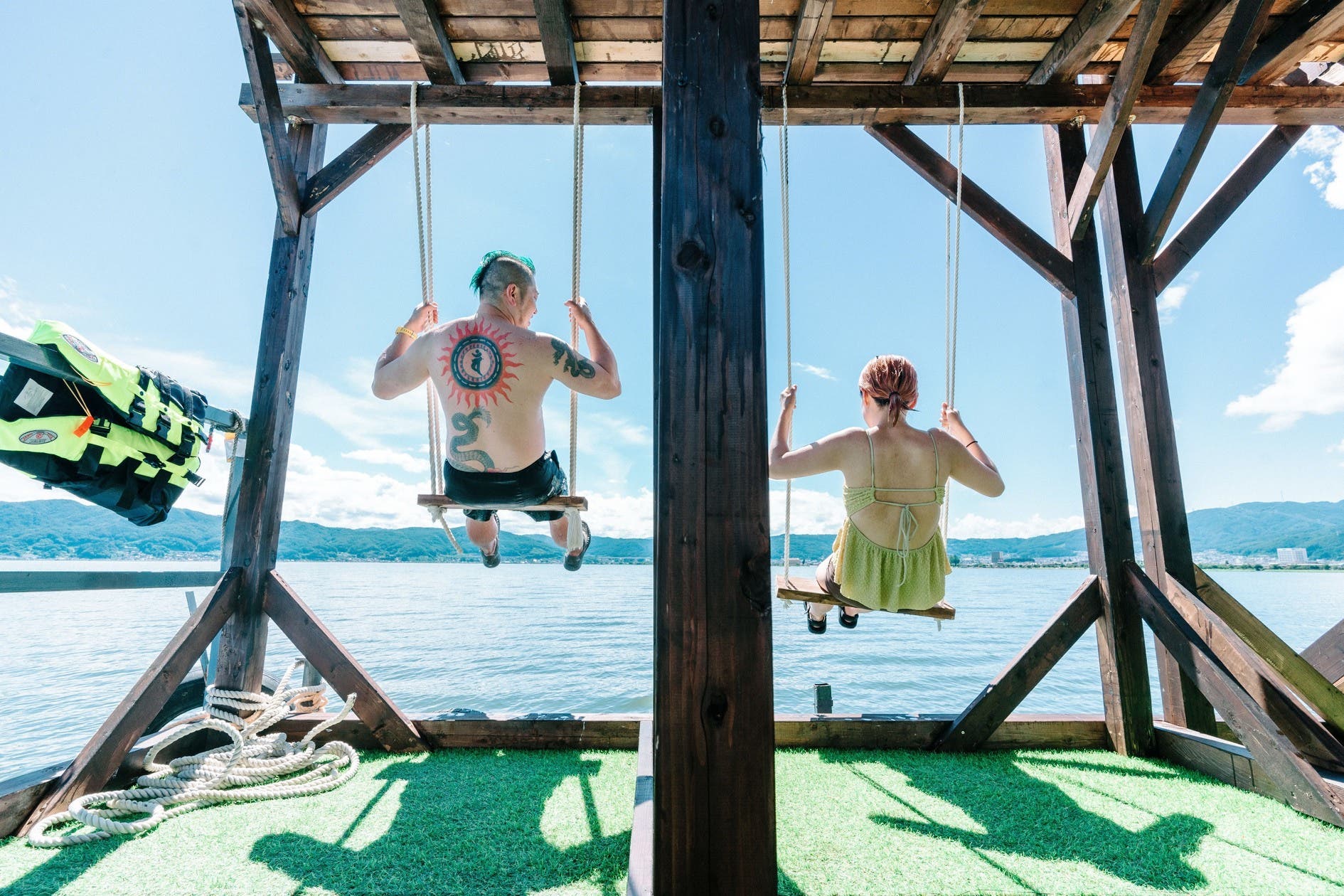 日本初の湖上のエクストリームサウナin長野県諏訪湖の写真7