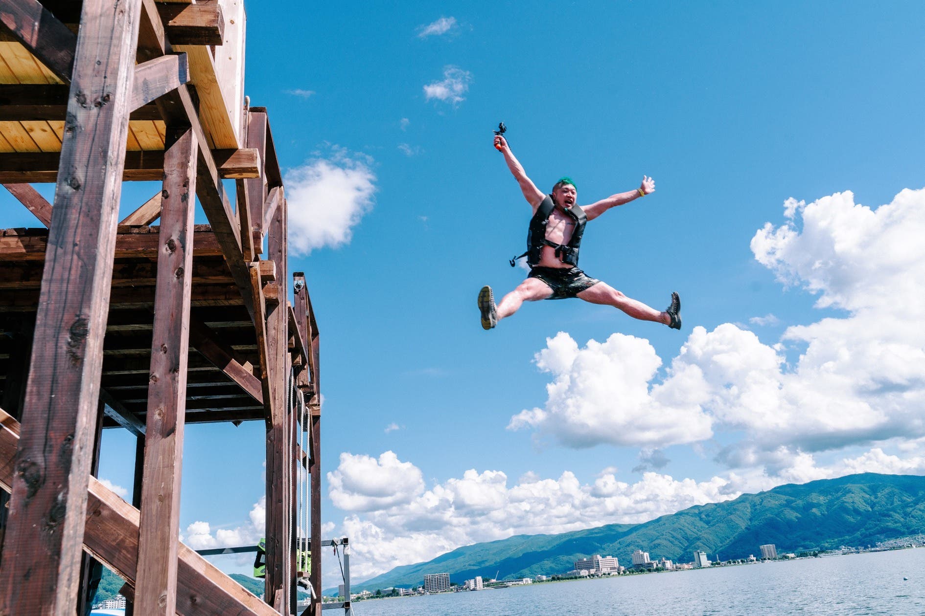 日本初の湖上のエクストリームサウナin長野県諏訪湖の写真19