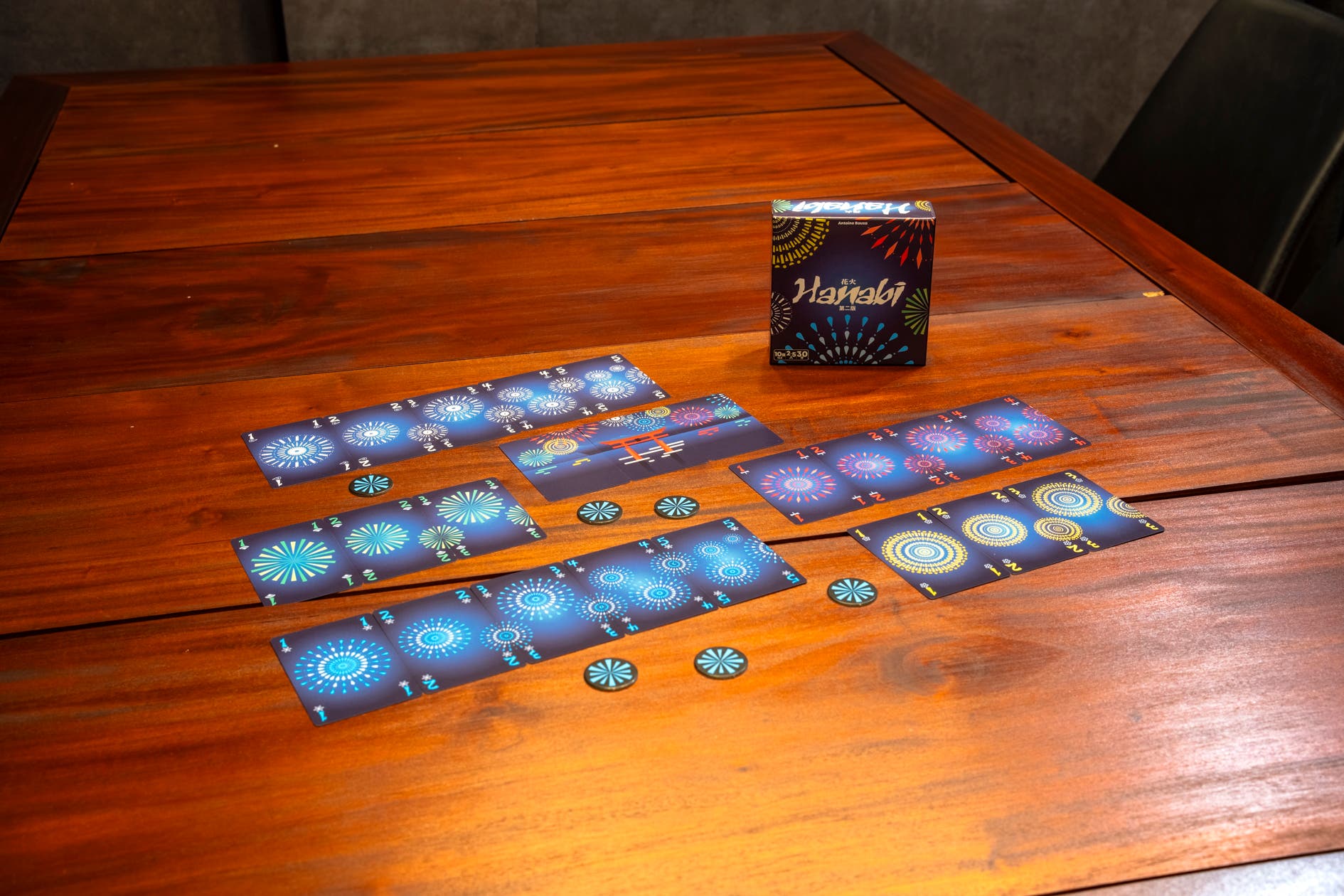 🎲ボードゲーム【花火/HANABI 第二版 日本語版】	の画像1