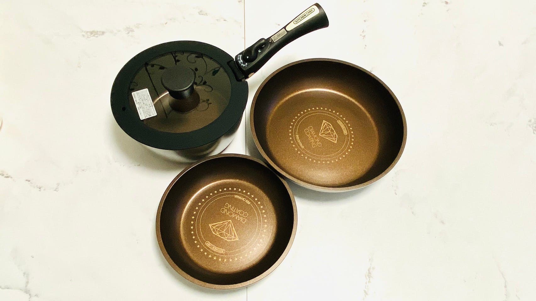 ⑤卓上IHヒーターとお鍋/フライパンセットの画像2