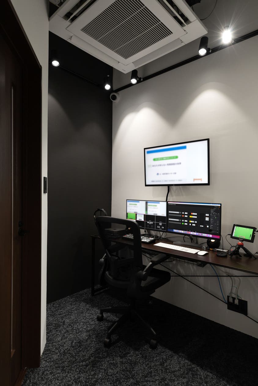【機材付き】【待合室付き】飯田橋駅から徒歩5分の撮影スタジオ。eラーニング、配信など（防音施工済み）の写真8