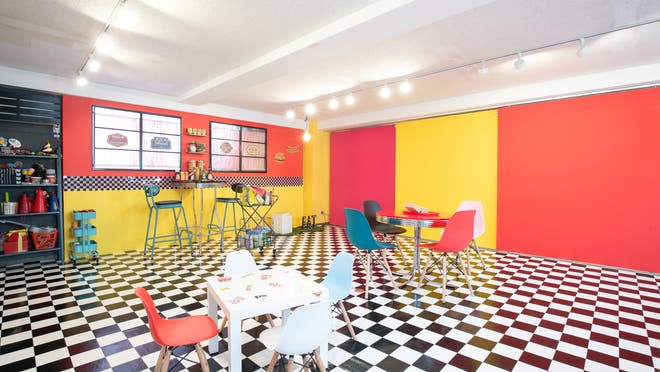 【ジェリービーンズ】アメリカンダイナー風のとびきりポップでカラフルなスタジオの写真3