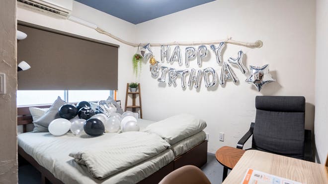 ■ホテル■WEHOME■ハリウッドツイン■プロジェクターで映画見放題■高速WIFI・共用キッチン付■の写真4