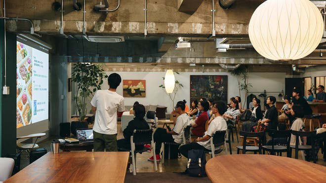 【永田町駅2分・100名対応】忘年会・新年会・セミナーにオススメのデザインスペース|212㎡の開放空間の写真15