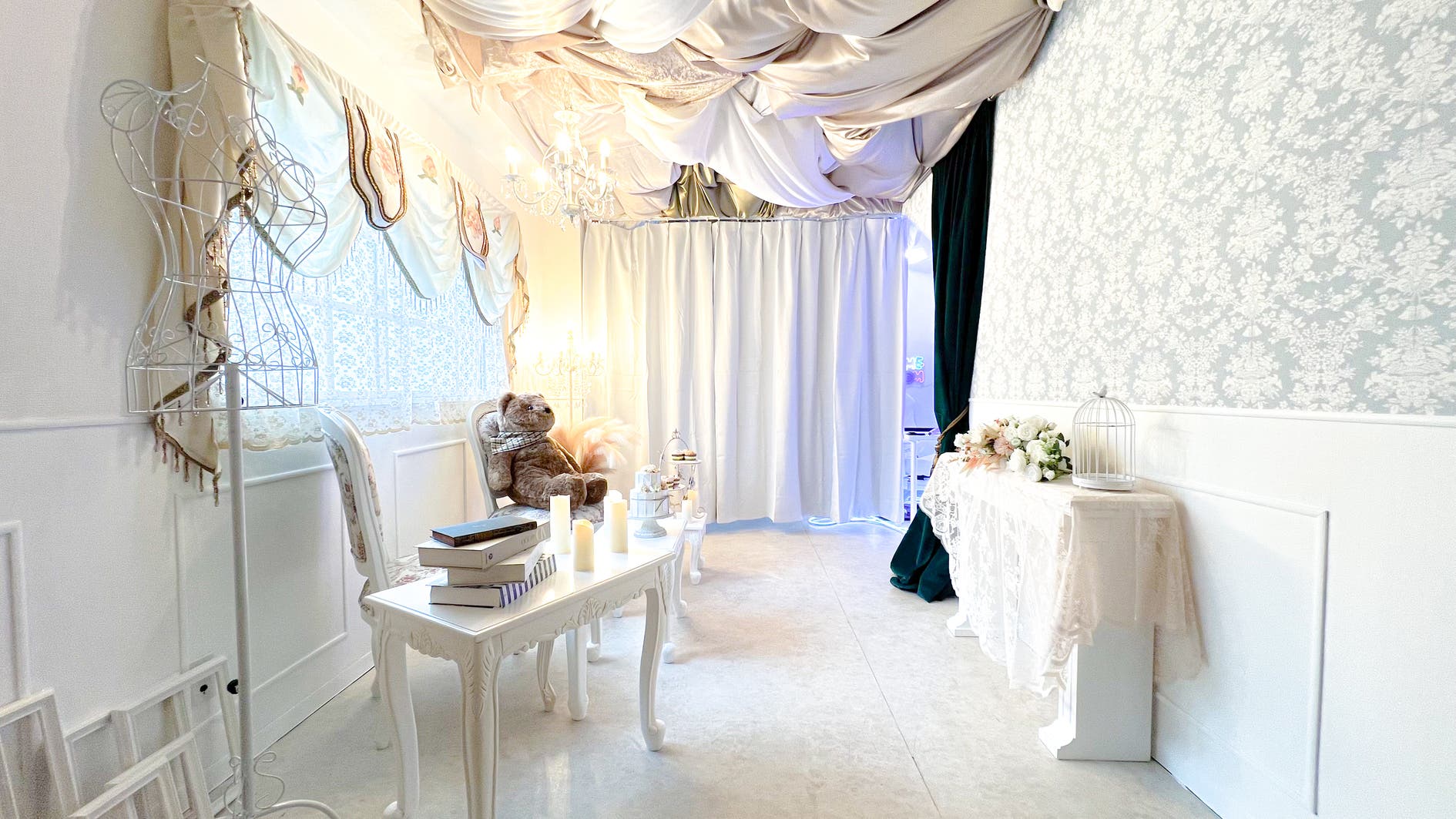 【メイクスペース】ドレッサー、女優ミラー、姿見鏡の画像2