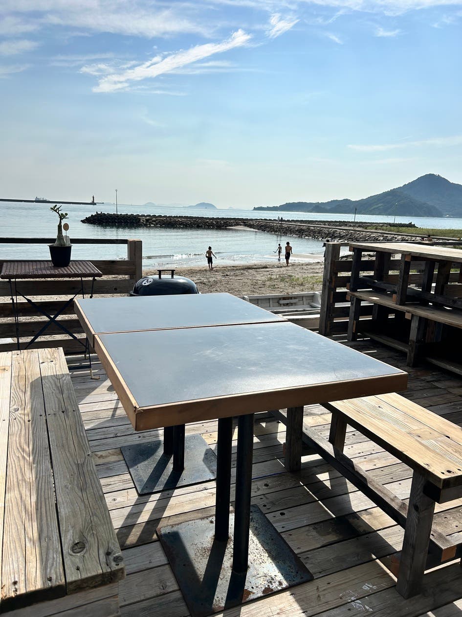 砂浜までゼロ距離！海のみえるスペースの写真5