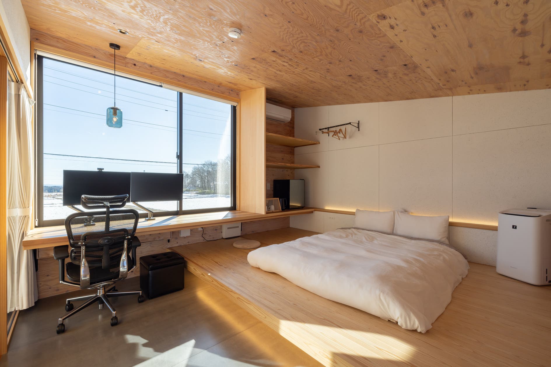 宿泊部屋全体（お風呂、ベッド）セットの画像1