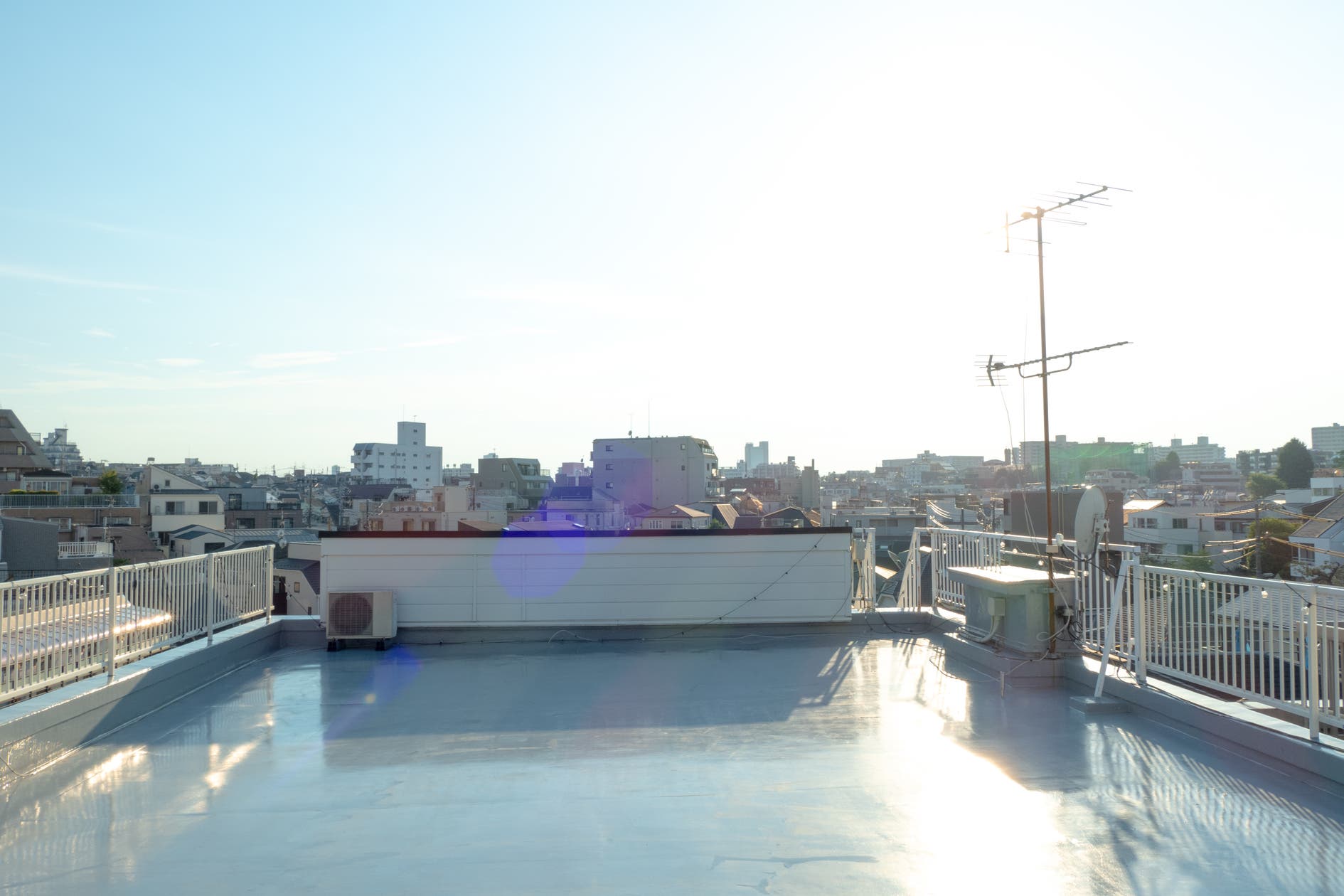 【中目黒】駅徒歩6分/90平米以上/ビル屋上/360°ビルが邪魔しないパノラマ/各撮影の写真2