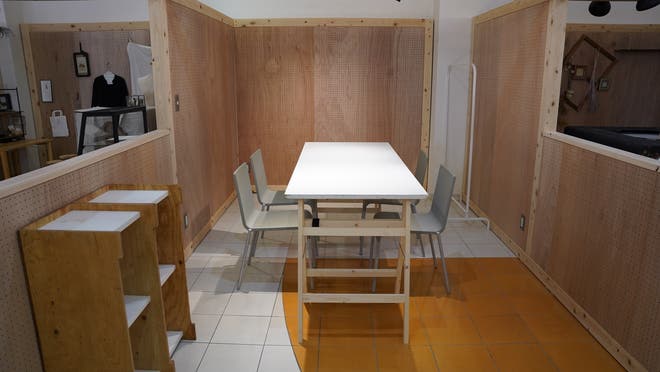 柳ヶ瀬商店街内。4人用★Wi-Fi無料/コンセント完備/web会議/打合せ/コワーク等の写真2