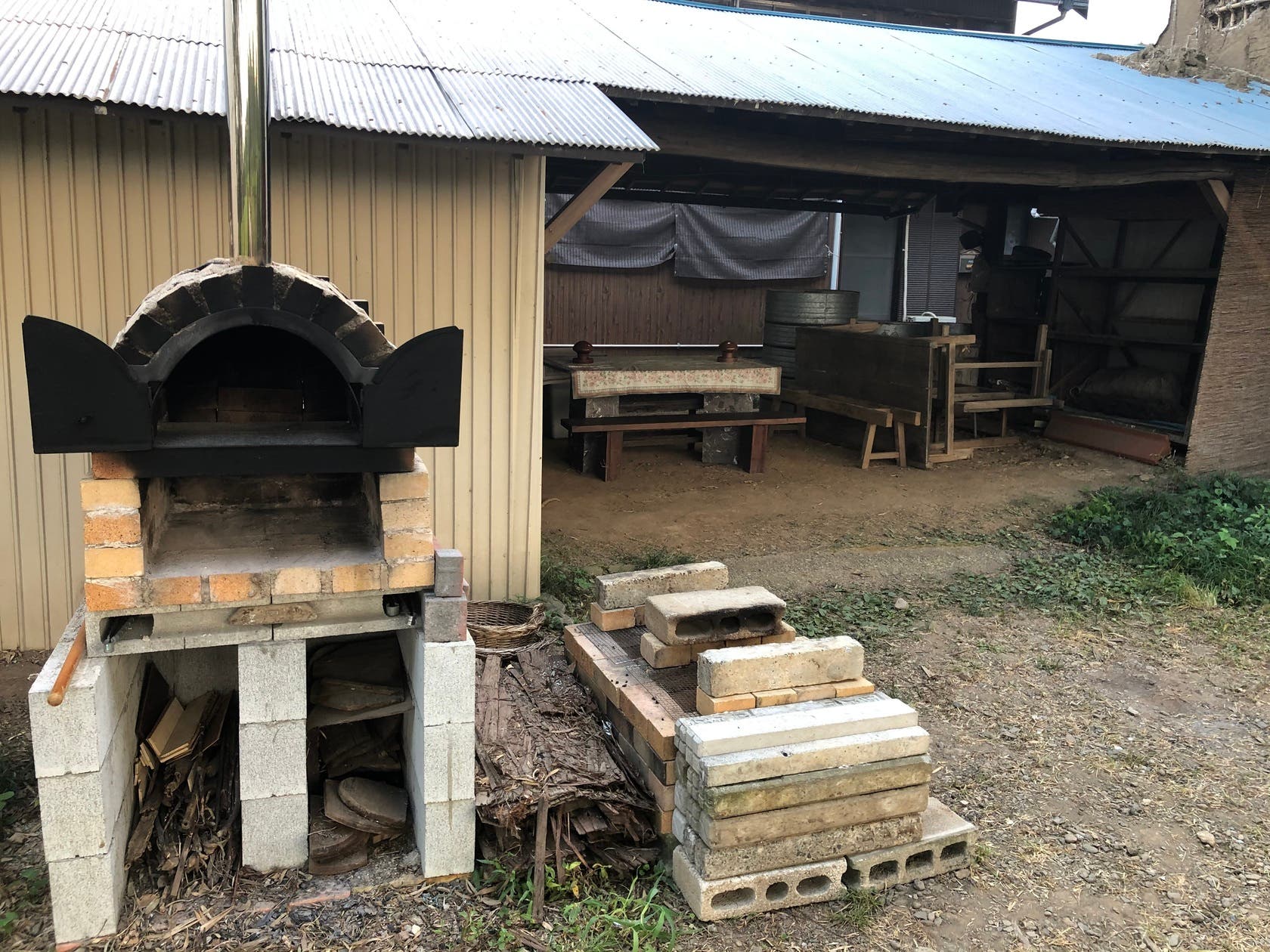 ピザ窯セット（据え置き）の画像1