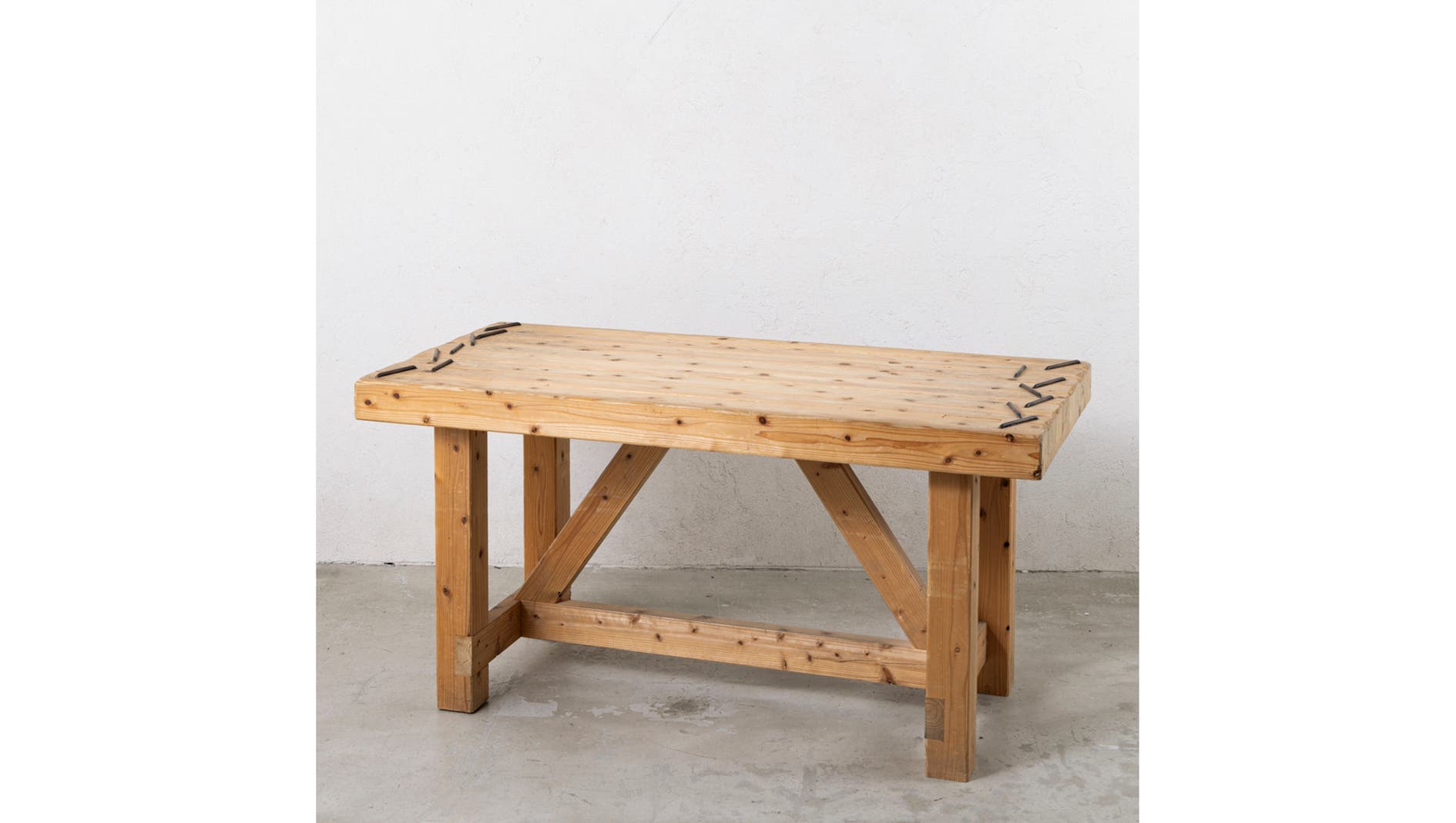 木製ワークテーブルの画像1