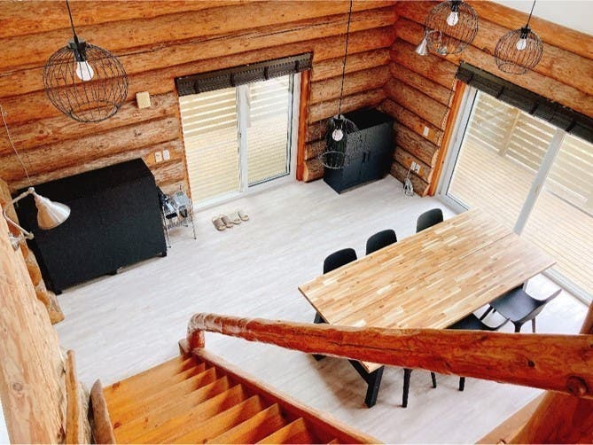 海が一望できるログハウスの写真6