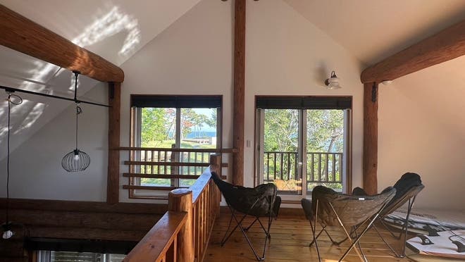 海が一望できるログハウスの写真7