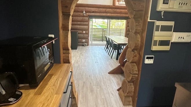 海が一望できるログハウスの写真9