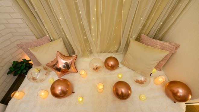 〈梅田すぐ🚶〉オトナの隠れ家💓女子会・本気デートで選ばれる映えスポット🤍ヒカリの幻想空間🦋💫マットレスでゴロゴロ〜🎶の写真11