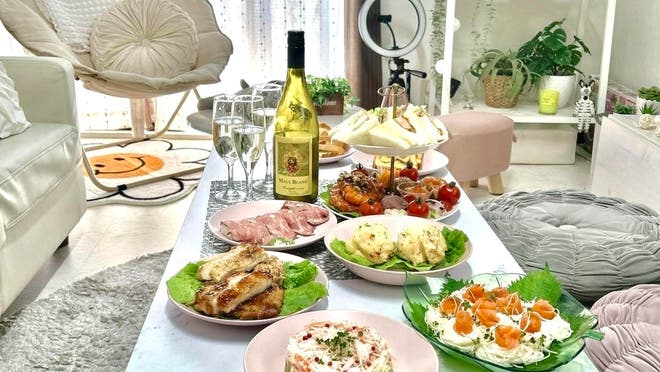 韓国風内装【JR船橋駅徒歩5分】❣️50型TV✨WiFi完備✨誕生会/お家デート/推し会等の写真2