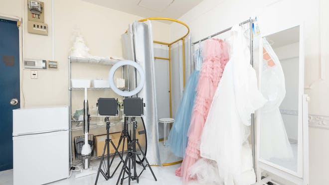 新規OPEN🎀なんば・日本橋駅近🌟推し様とウェディング💐ドレス有👗SNSで話題|生誕祭|ポートレート|コスプレ|推し活|配信の写真19