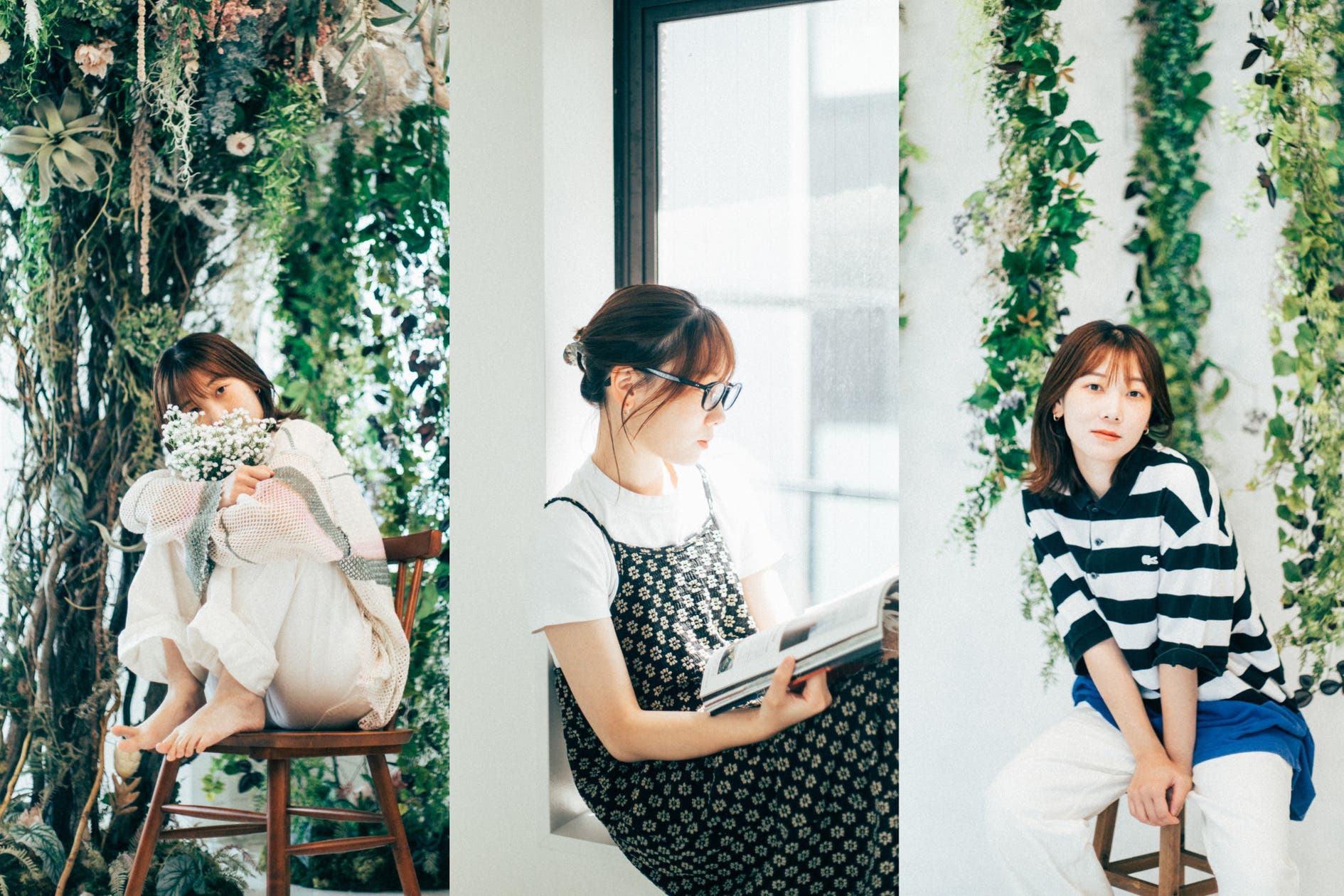 クリスマス🎄巨大なシンボルツリーと自然光、緑豊かな植物が映えるレンタル撮影スタジオの写真11